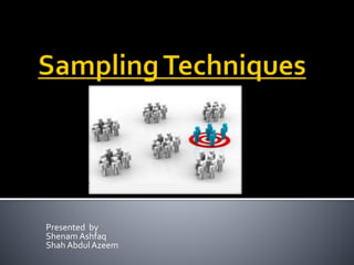 Samplingtechniquesforthesiswriting | PPT