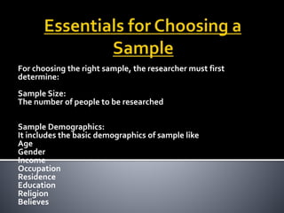 Samplingtechniquesforthesiswriting | PPT