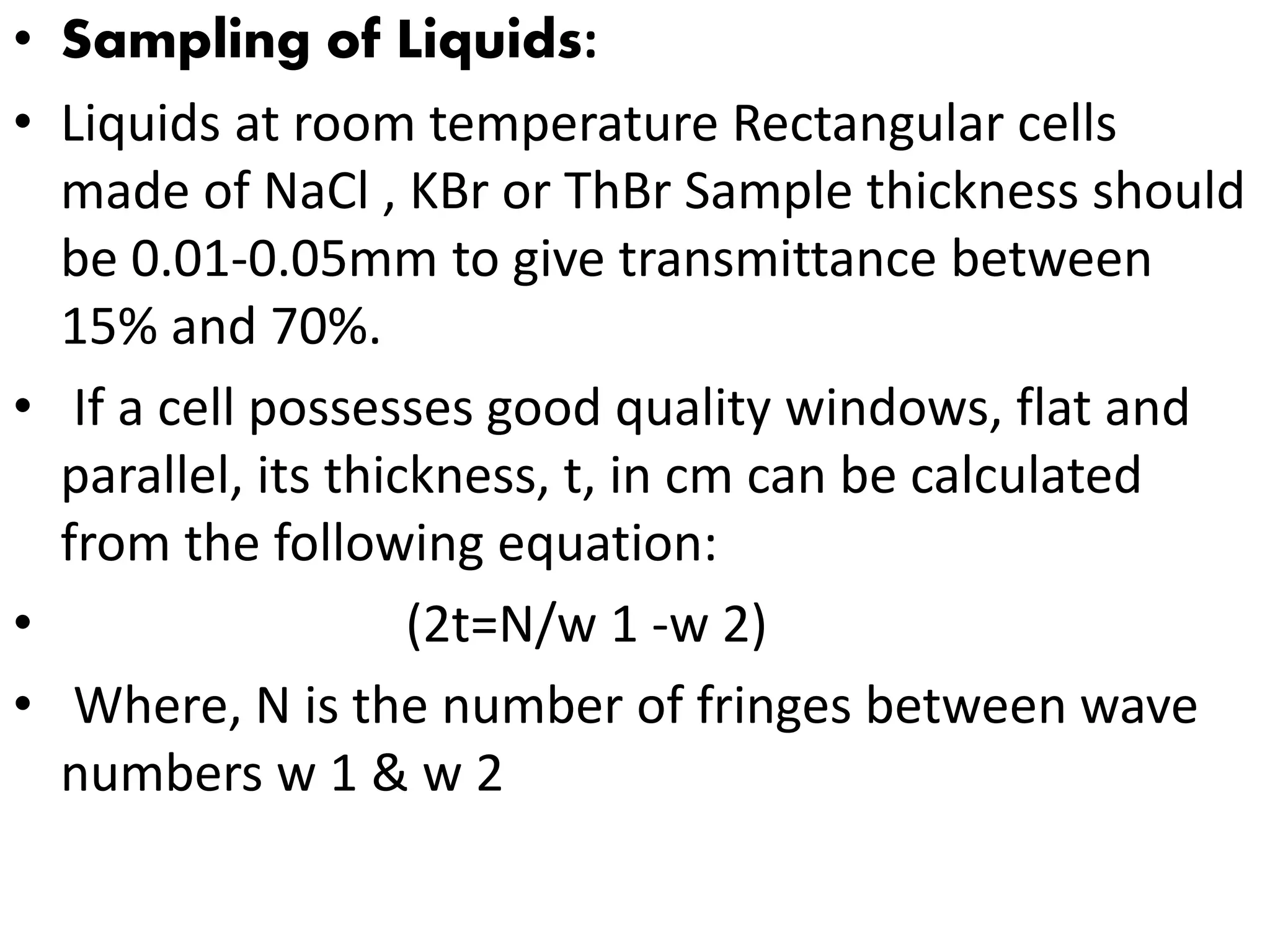 Sampling techniques in infra red spectroscopy by saikanth | PPTX