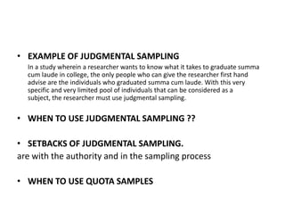 Sampling techniques market research | PPTX