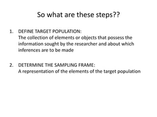 Sampling techniques market research | PPTX