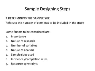 Sampling techniques market research | PPTX