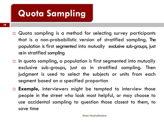 Sampling Techniques and Sampling Methods (Sampling Types - Probability ...
