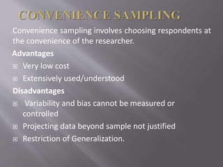 Sampling techniques & Samples types | PPTX