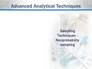 Sampling techniques( sampling techniques population and sample) | PPT