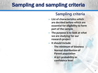 Sampling techniques( sampling techniques population and sample) | PPT