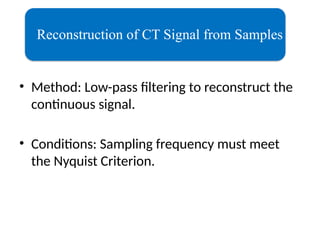Theorem Signal zxCacxc Signals Sampling Theorem | PPT