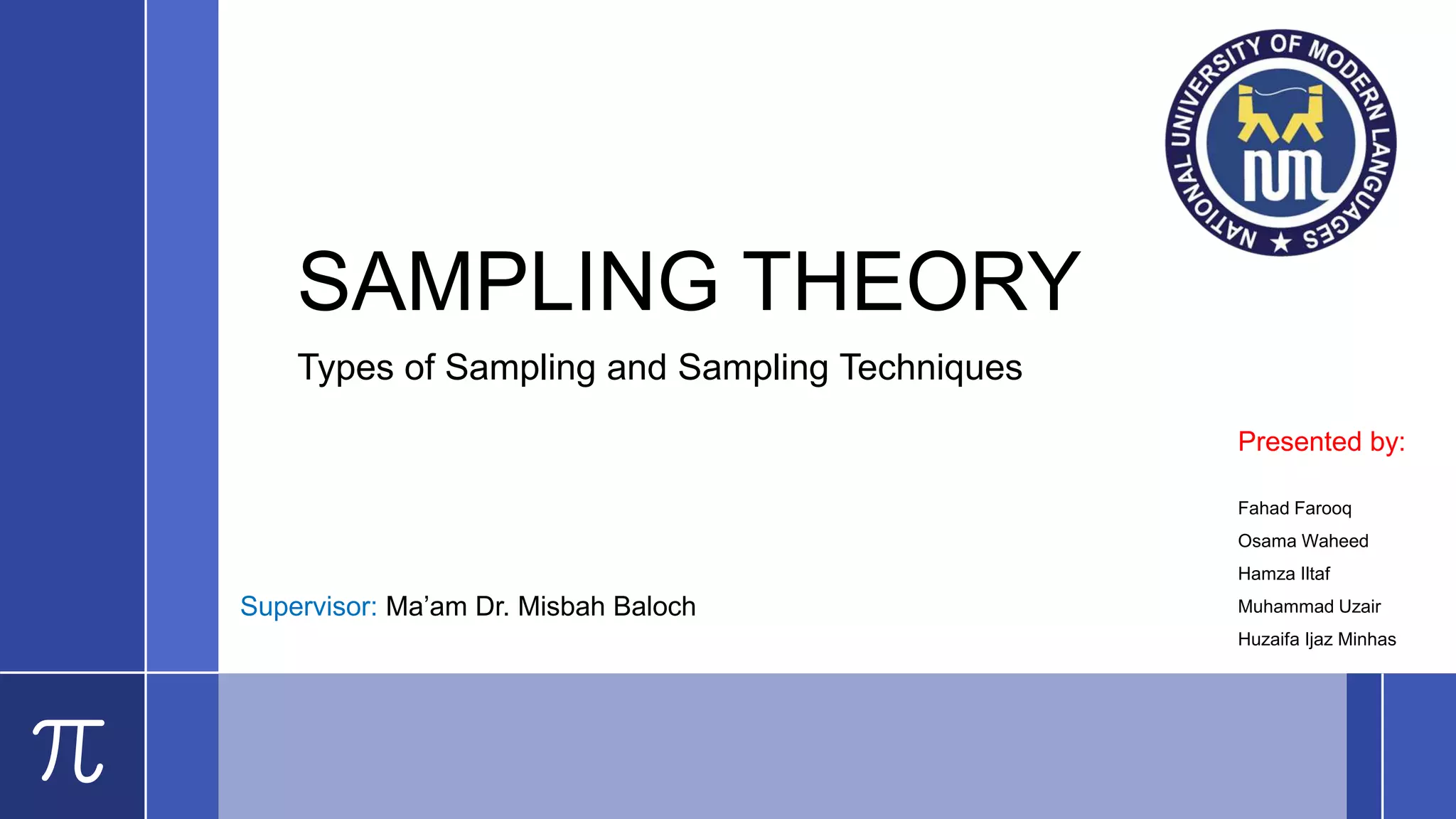 Sampling Theory.pptx | Science