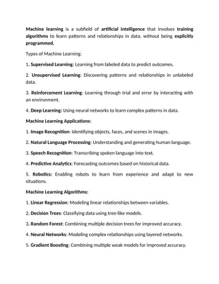 Sampling theory teaches about machine .docx