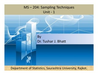 SAMPLING THEORY AND TECHNIQUES.pdf