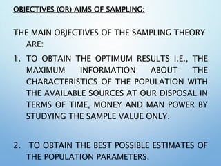 SAMPLING THEORY & TESTS OF SIGNIFICANCE.ppt