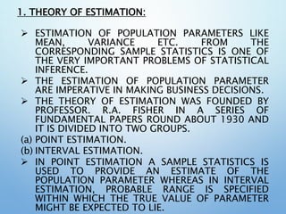 SAMPLING THEORY & TESTS OF SIGNIFICANCE.ppt