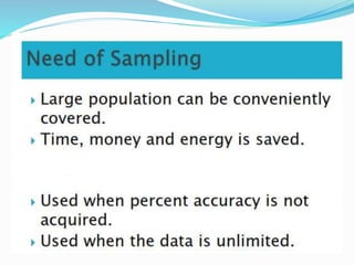Sampling & Sampling Errors in Biostatistics | PPTX