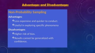 SAMPLING and it's types of sampling and features | PPT
