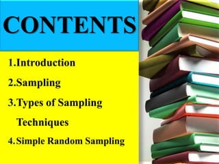 Sampling, Types of Techniques & Simple Radom sampling | PDF