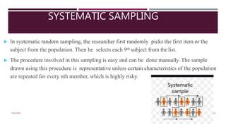 Basics of Educational Statistics (Sampling and Types) | PPT
