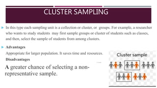 Basics of Educational Statistics (Sampling and Types) | PPT