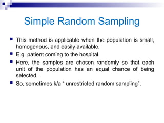 Samplin Techniques. Of the statics of pharmacy ppt | PPT