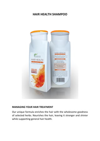 HAIR HEALTH SHAMPOO | PDF