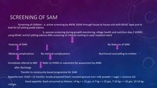 Severe acute malnutrition ppt | PPTX