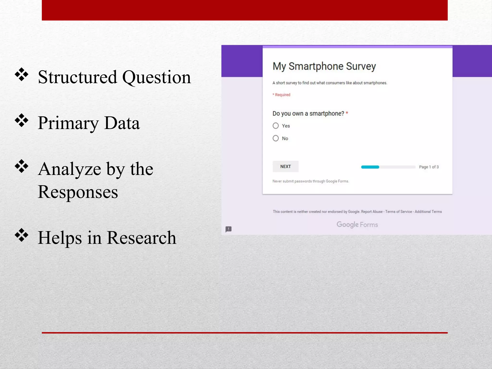 Google form; How to make google form | PPT
