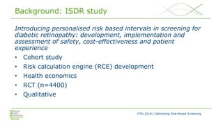 Optimising Risk-Based Screening: The Case of Diabetic Eye Disease | PDF
