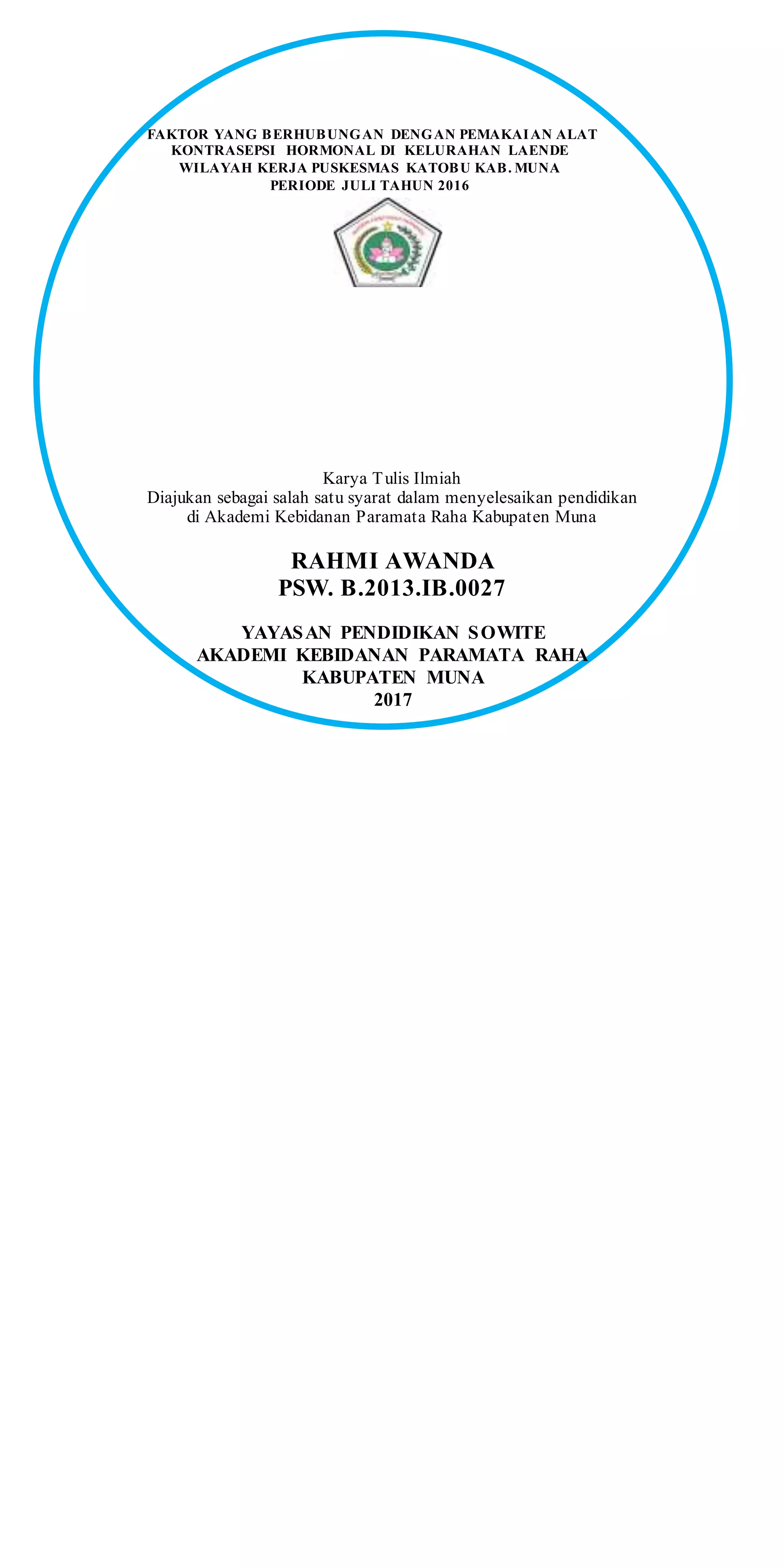 Sampul kaset paramata bundar jadi | DOCX