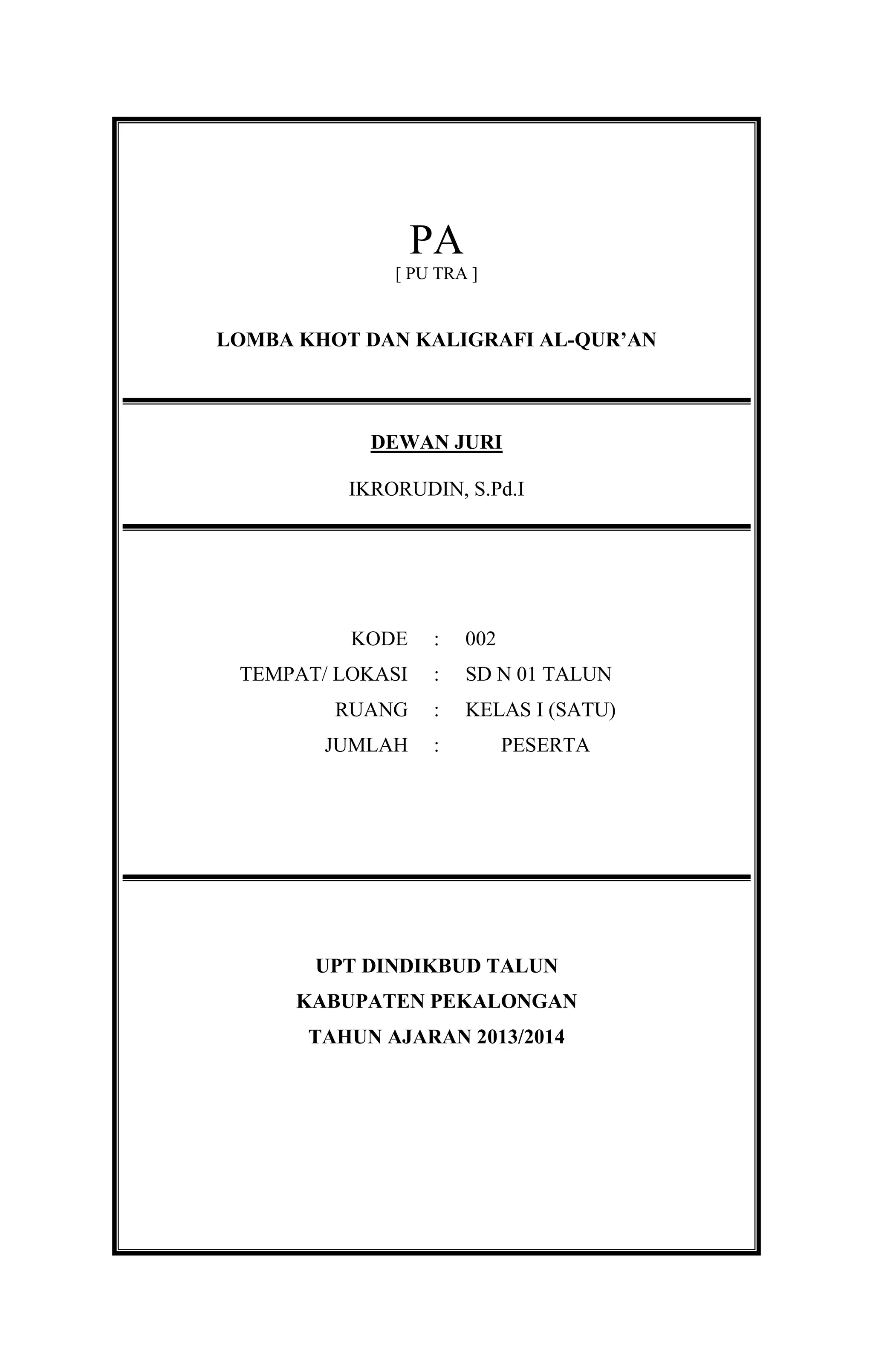 Sampul stopmap | PDF