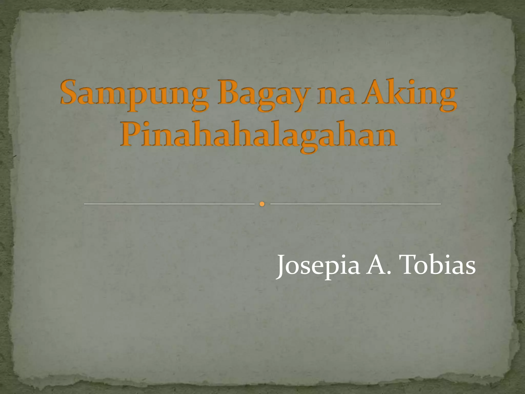 Sampung bagay na aking pinahahalagahan | PPTX