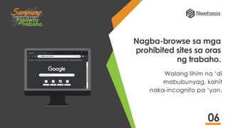 Sampung Gawain ng mga Pasaway sa Trabaho | PDF