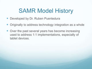SAMR Model | PPTX | Technology & Computing