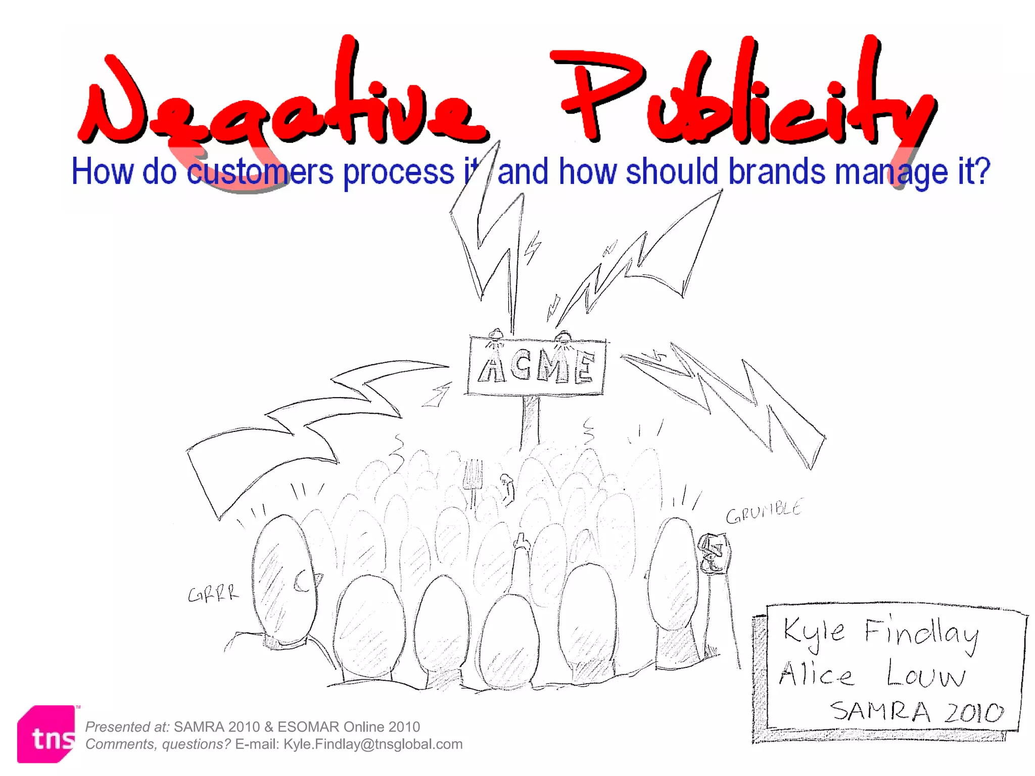 Negative Publicity: How People Process It and How Brands Should Respond ...