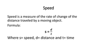 speed, velocity, axis and pulley and its type | PPTX