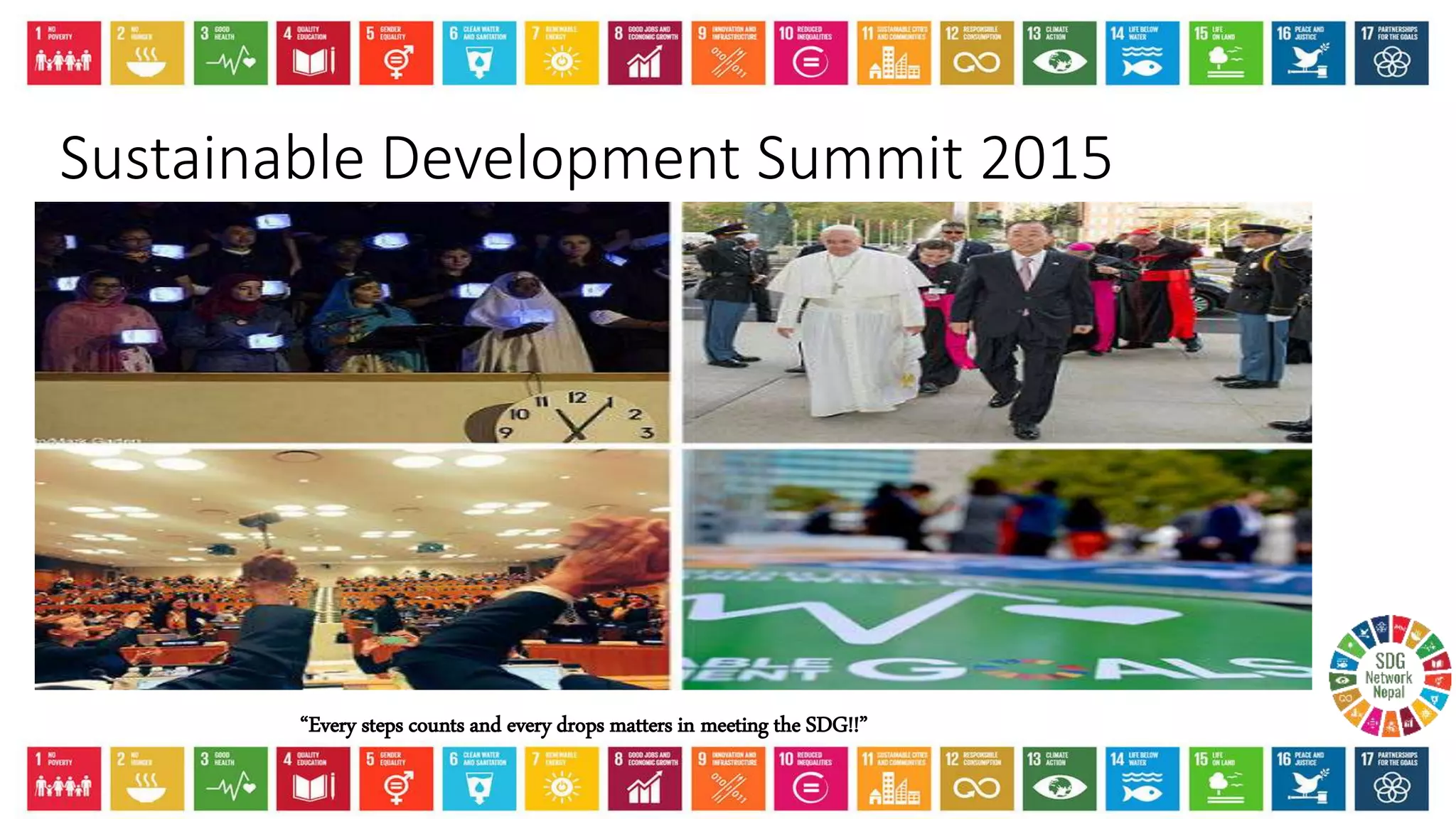 Sustainable development Goal (SDG) | PPT