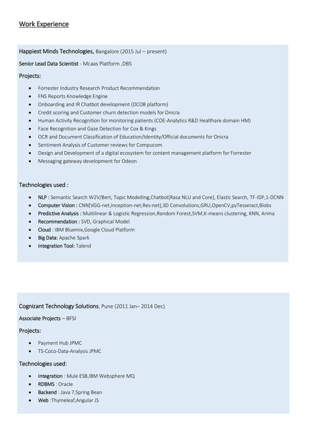 Samrat resume | PDF