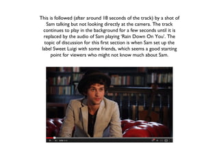Analysis of Sam Beeton video | PPT