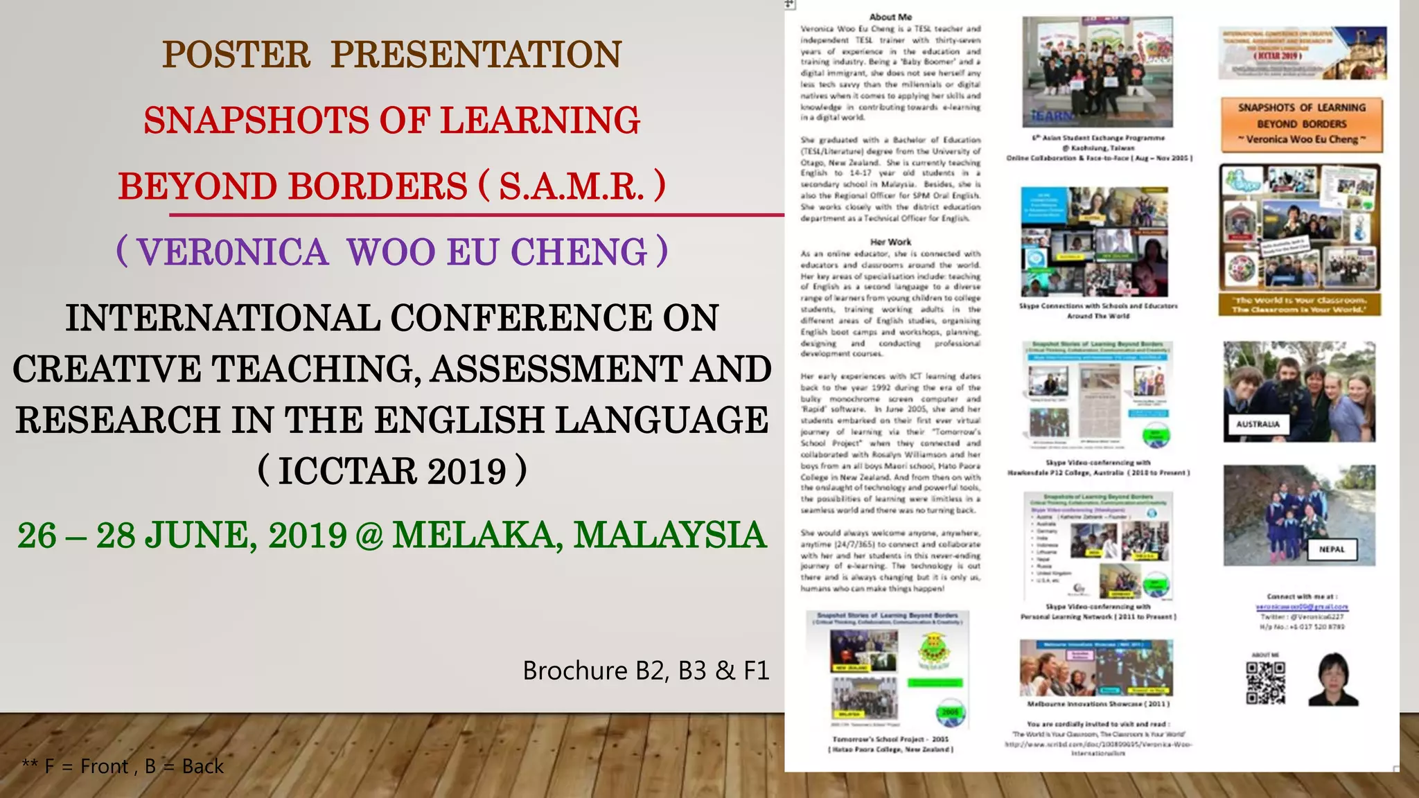 Poster Presentation - Snapshots of Learning Beyond Borders (S.A.M.R.) | PPT
