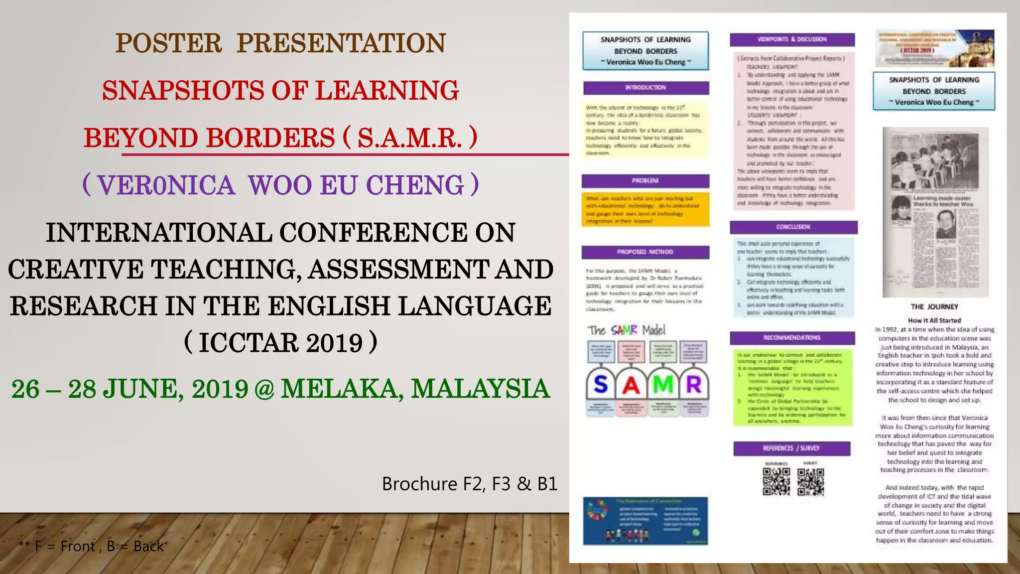 Poster Presentation - Snapshots of Learning Beyond Borders (S.A.M.R.) | PPT