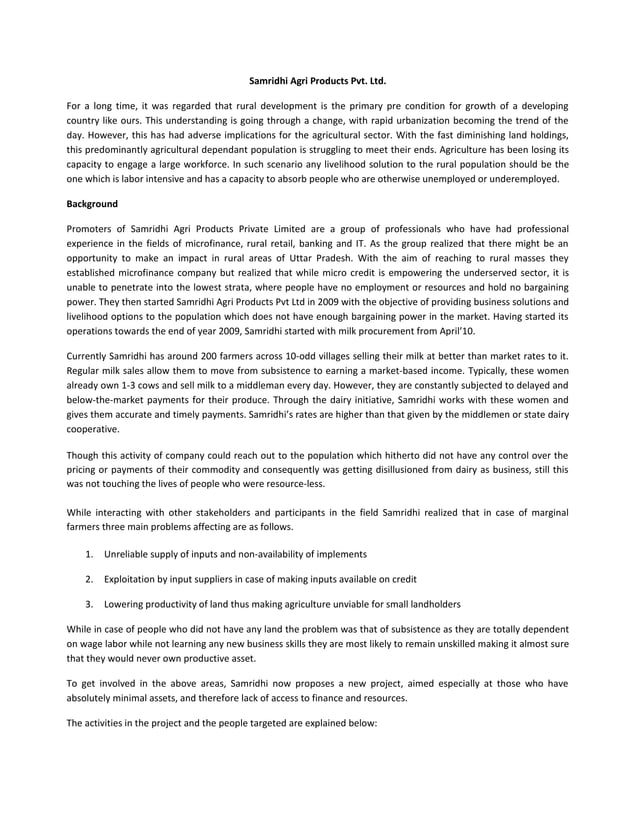 Samridhi Lift-UP and FRC | DOC