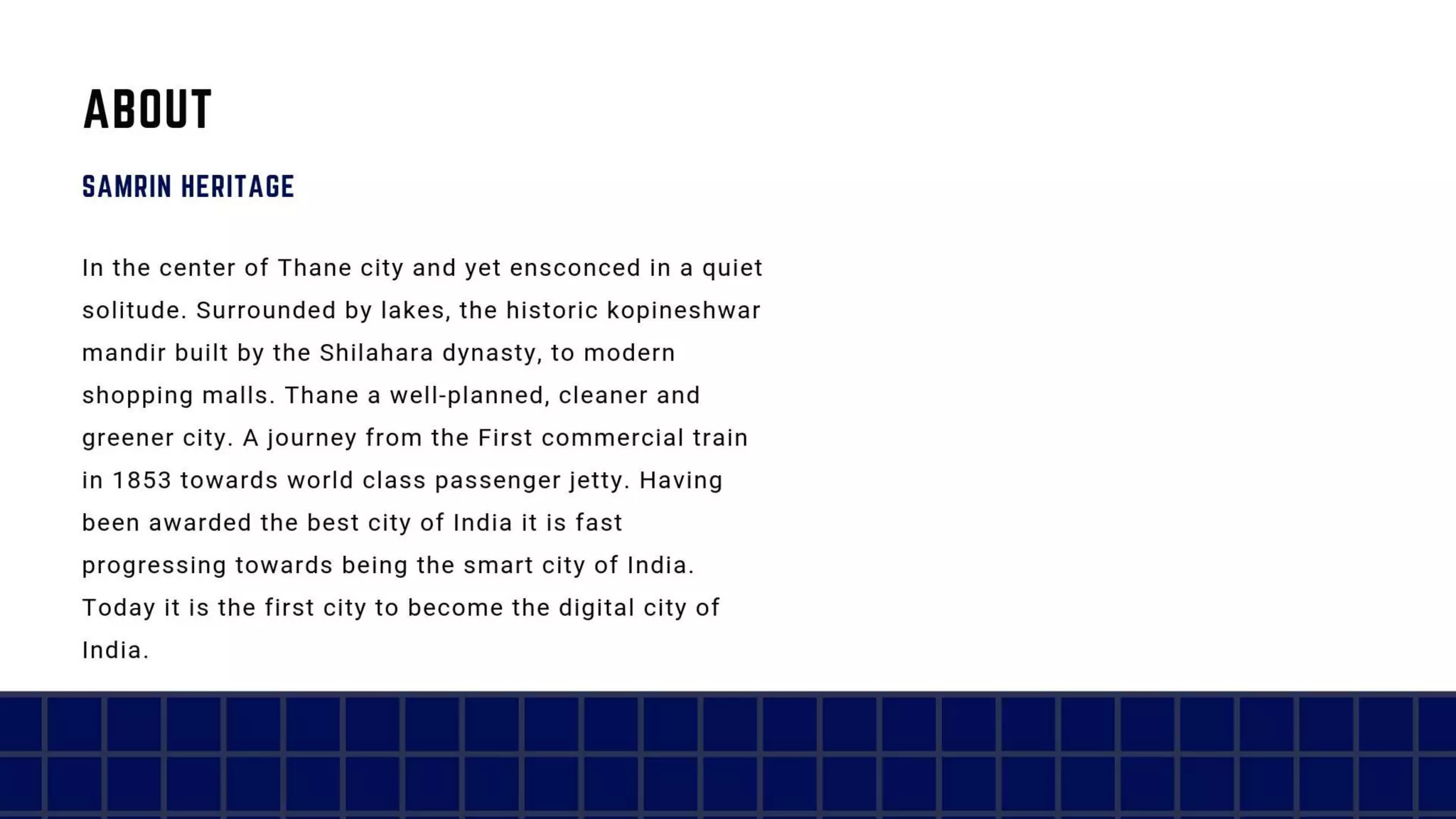 Samrin Heritage Thane | PPTX