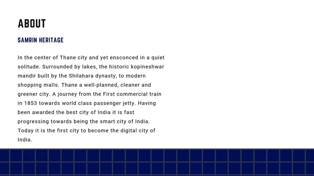 Samrin Heritage Thane | PPTX