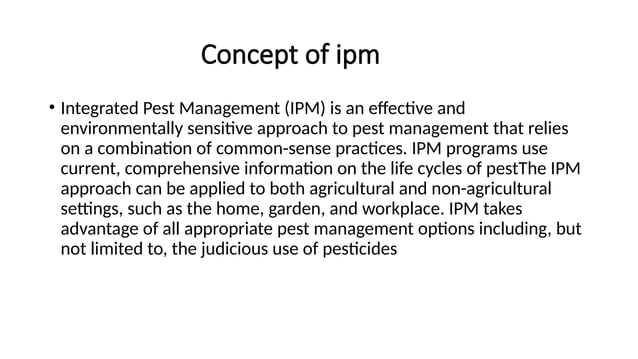 samriti thakur presentation on the topic IPM | PPT