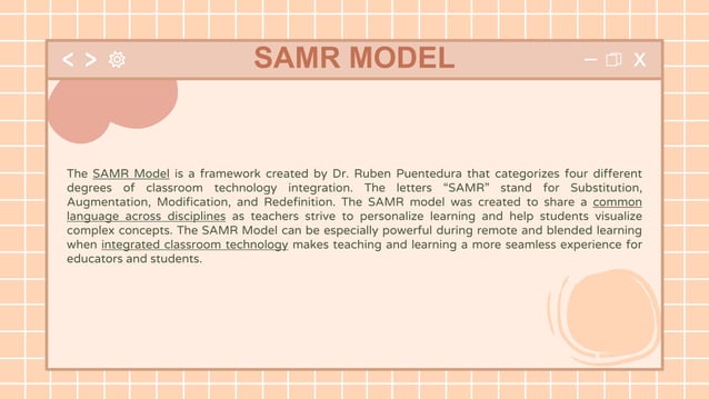 SAMR MODEL 2023.pptx | Education industry | Industries