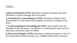STROKE its types Pharmacological and non pharmacological management | PPTX