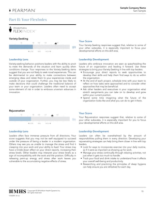 Pearman Personality - Sam Sample Client leadership | PDF | Science