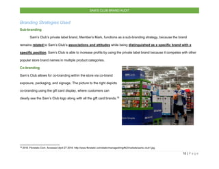 Sams clubbrandaudit | PDF