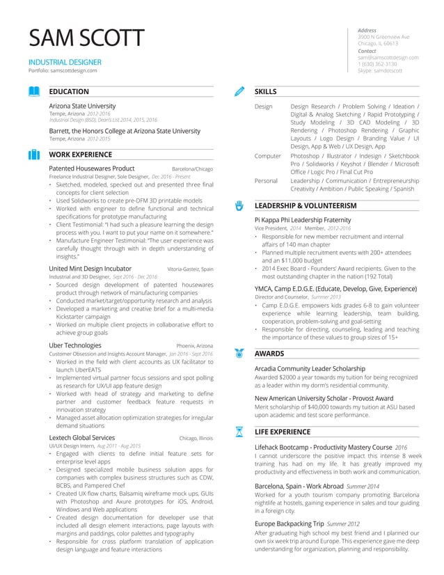 Resume - Sam Scott | PDF