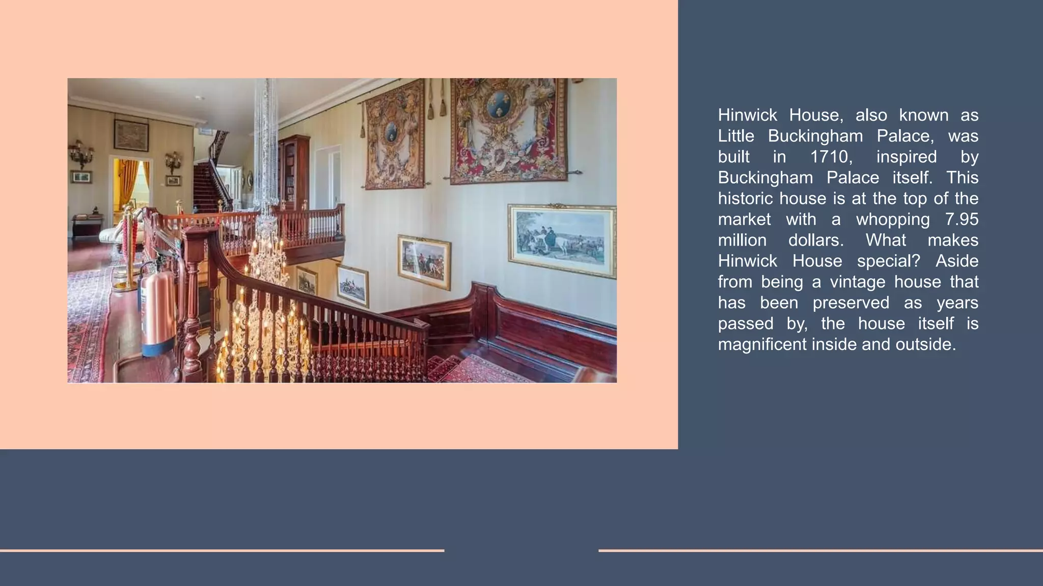 Sam Singh : Historical State, The Hinwick House | PPTX | Houses | Real ...