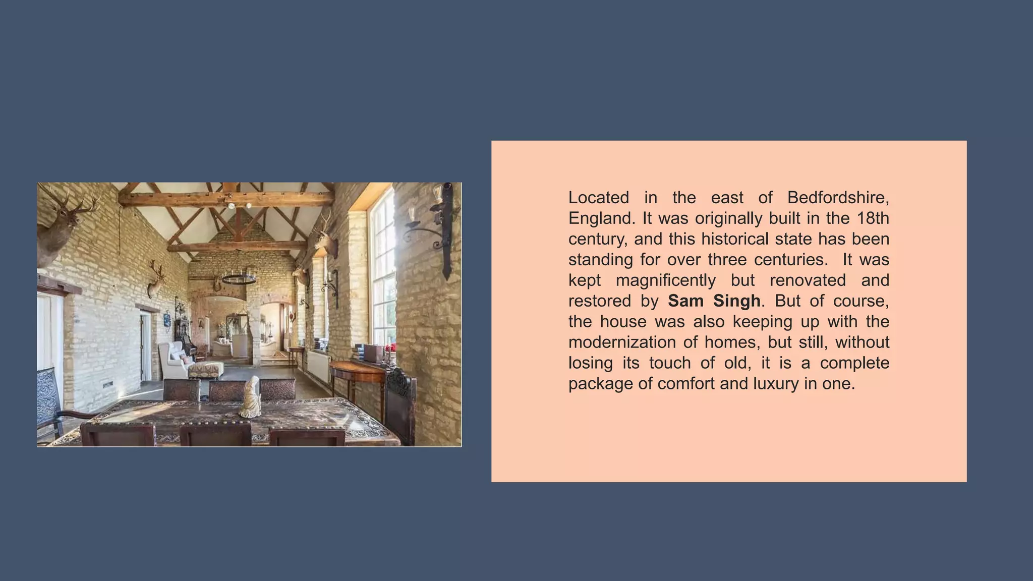 Sam Singh : Historical State, The Hinwick House | PPTX | Houses | Real ...