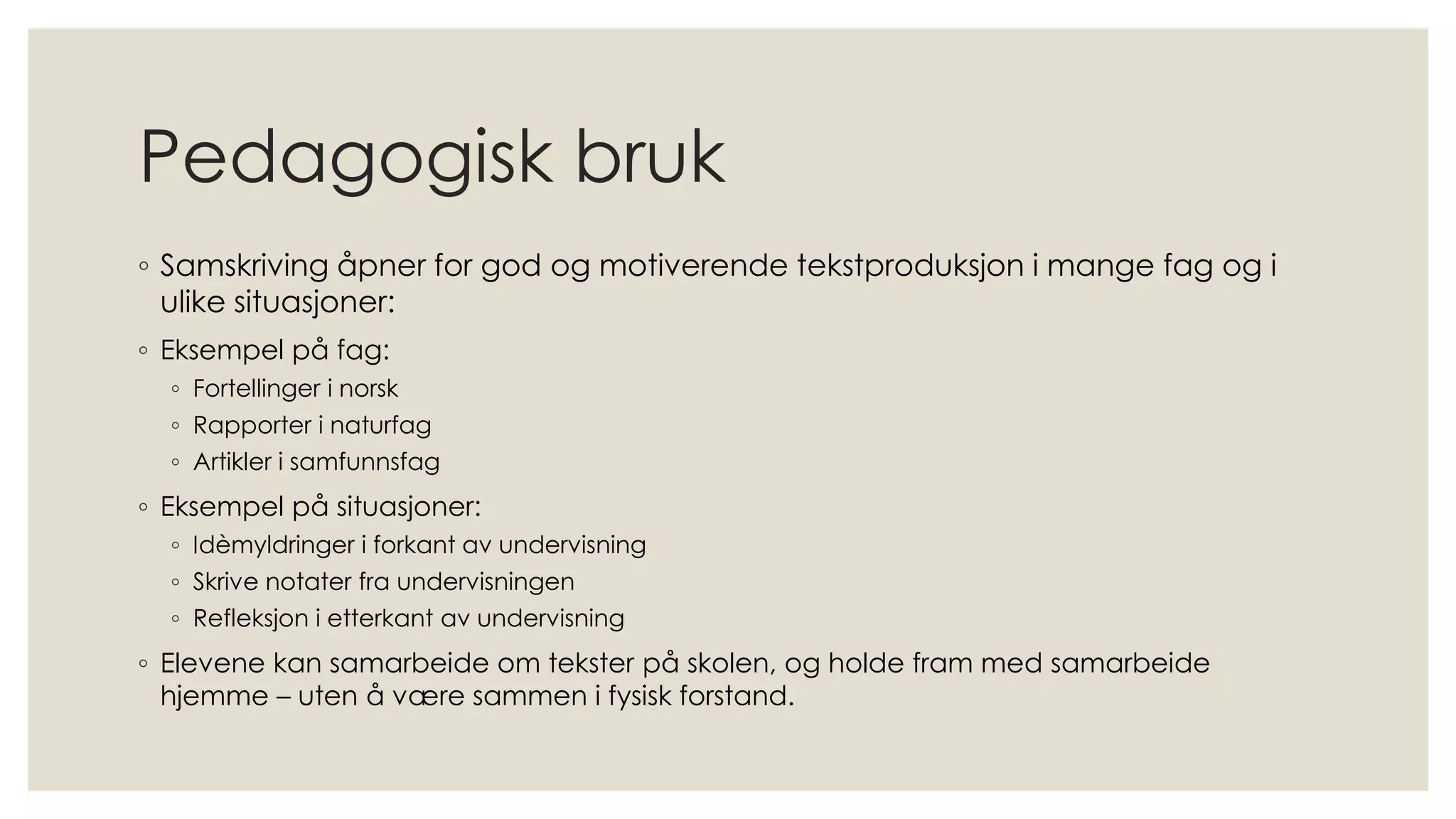 Samskriving med etherpad | PPTX